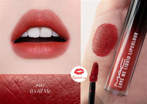 Review Son Mac 483 Its All Me Son Kem Love Me Liquid Màu Hồng Đất