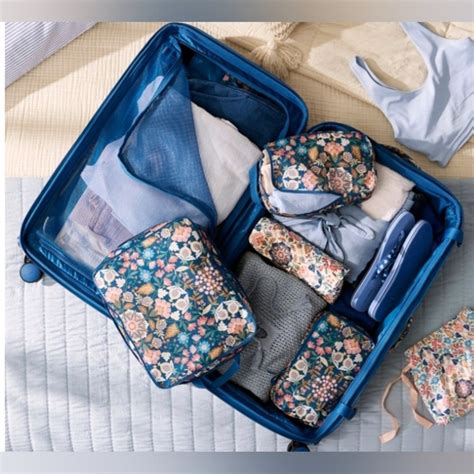 Vera Bradley Bags Nwt Ripstop Compression Packing Cube Set