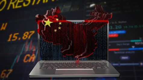 Premium Photo The Chinese Map On Notebook For Business Concept 3d