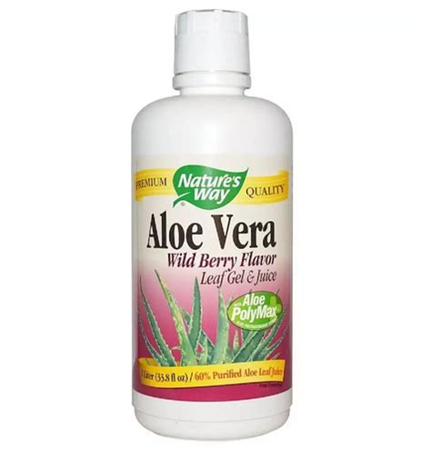 Купить Алоэ вера гель и сок вкус лесной ягоды Nature's Way (Aloe Vera ...