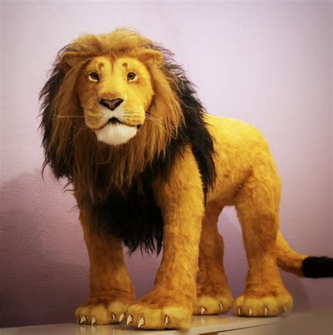 The Lion King Big Lion Plushie Stuffed Animal 3d Realistic Lion