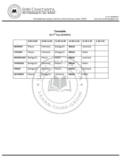 2nd Year Science Pdf