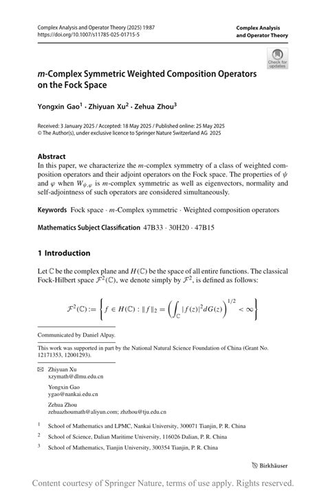 M Complex Symmetric Weighted Composition Operators On The Fock Space