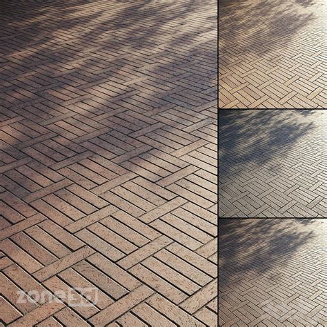 دانلود آبجکت پیاده رو و خیابان مدل سه بعدی