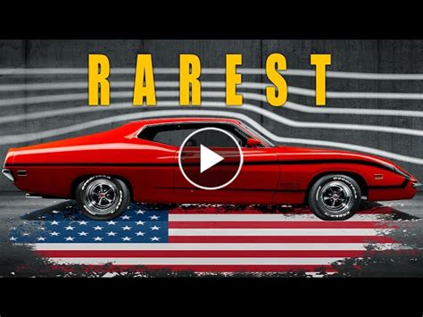 9 Rarest American Muscle Cars Ever Made