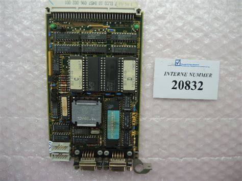 16 Bit Processor Card Stu 500 E Bachmann Electronic Bernd Grigat Gmbh