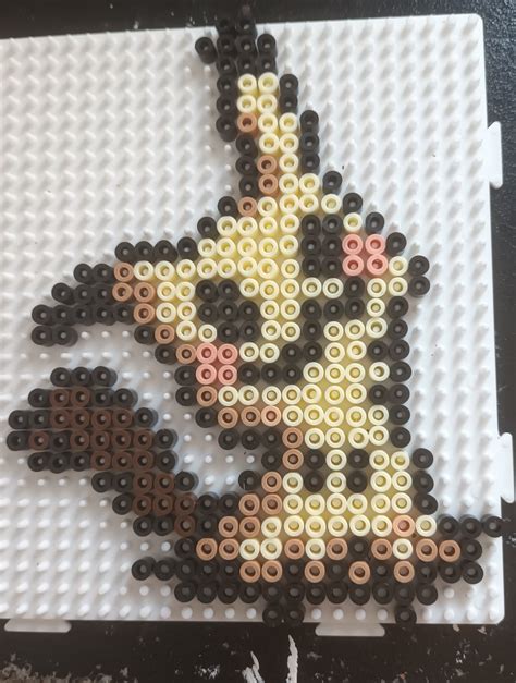 Star The Hedgehog Perle Fusee Mimikyu Perler Bead Pokemon Pixel Art