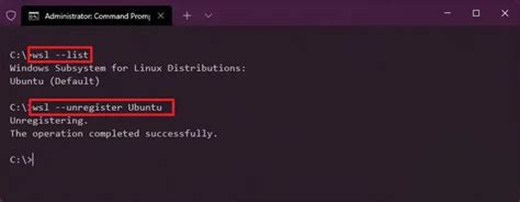 How To Remove Linux Distro From Wsl Pureinfotech