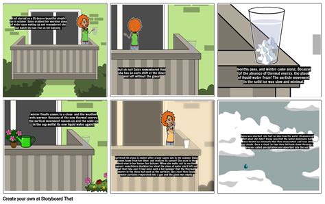 States Of Matter Comic Strip Storyboard By Ce76170f