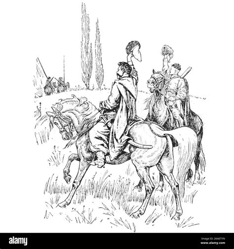 Illustration From The Book Bohdan Khmelnytskyi M Starytskyi Circa 1645 Farewell Of The