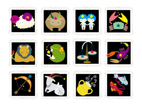 星座主題插畫——免費向量圖 Acworks官方網站
