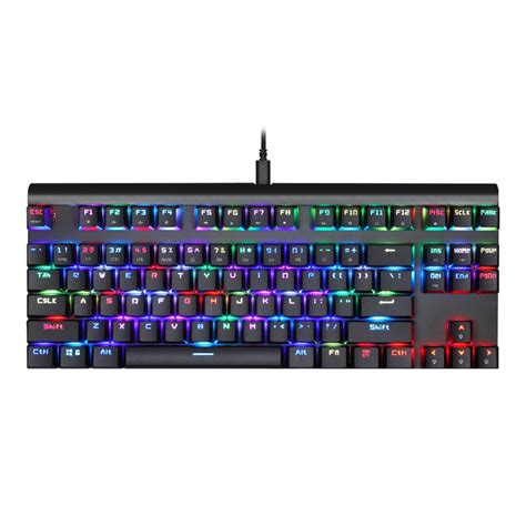 Teclado Mecânico Gamer MotoSpeed CK101 RGB Switch Outemu US Preto
