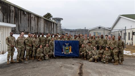 New York Guard Soldiers Airmen On Duty For Prison Guard Strike