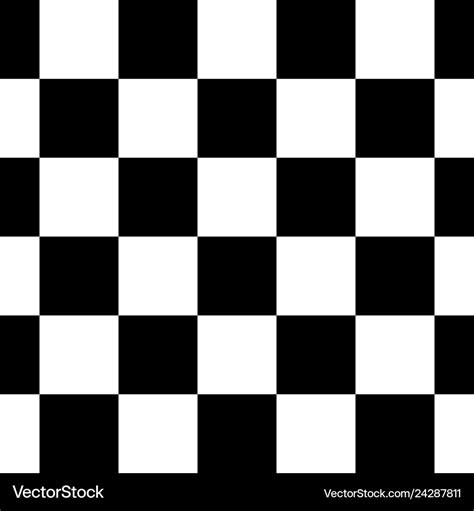 Black White Checkered Seamless Repeating Pattern Vector Image