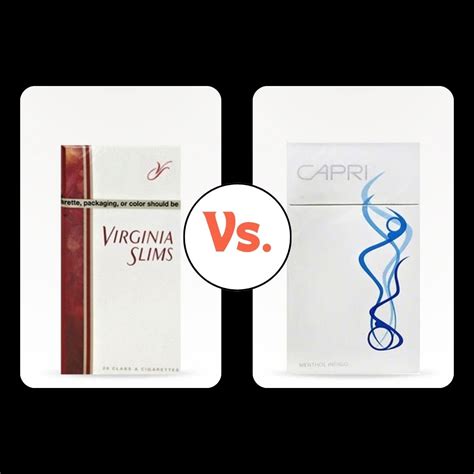 Capri vs. Virginia Slims | Cigarette Brand Comparison – Saucey Blog