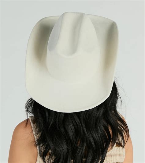 Cowgirl Cutie Faux Wool Hat And Windsor