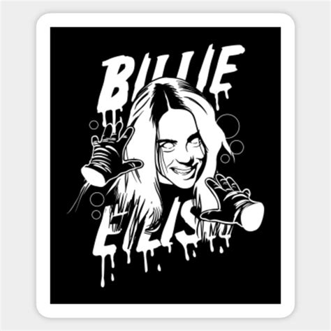 Billie Eilish Billie Eilish Sticker Teepublic