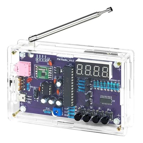 Fm Radio Assembly Kit Fm Digital Circuit Board Making Single Chip