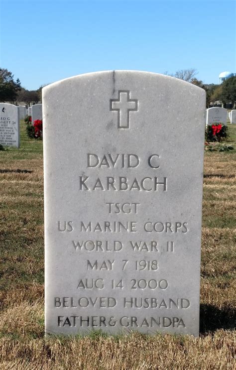 David Christian Karbach 1918 2000 Find A Grave Memorial
