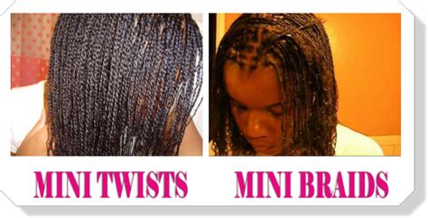 Protective Styling Mini Twists And Mini Braids Tutorial And Care