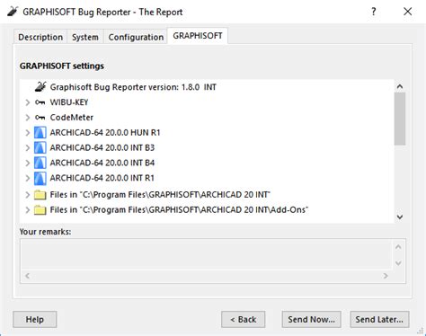 graphisoft bug reporter graphisoft community