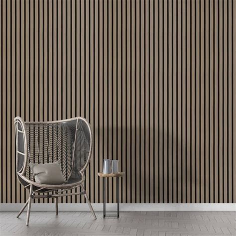 Strivo®acoustic Slat Panel Light Oak