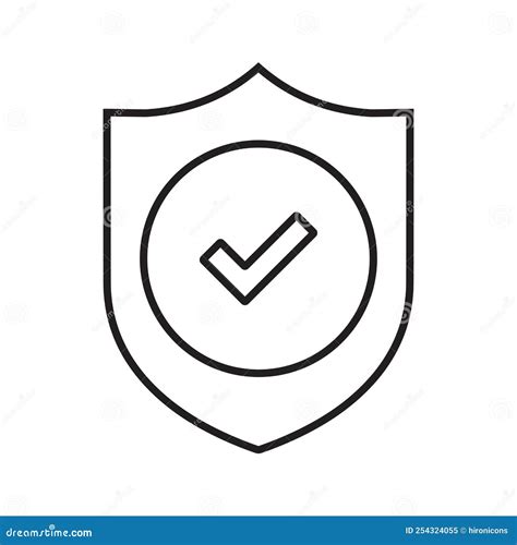 Firewall Safety Security Outline Icon Line Art Vector Stock Vector Illustration Of Line