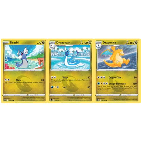 Pokemon Trading Card Game Dratini 129 195 Dragonair 130 195