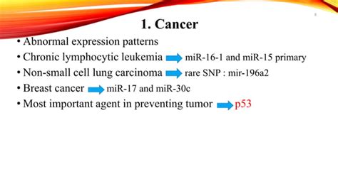 Non Coding Rna And Diseases Pptx