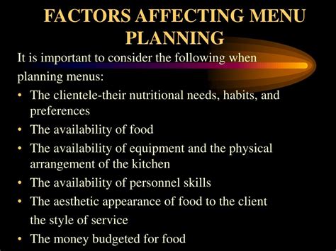Ppt Menu Planning Powerpoint Presentation Free Download Id 712259