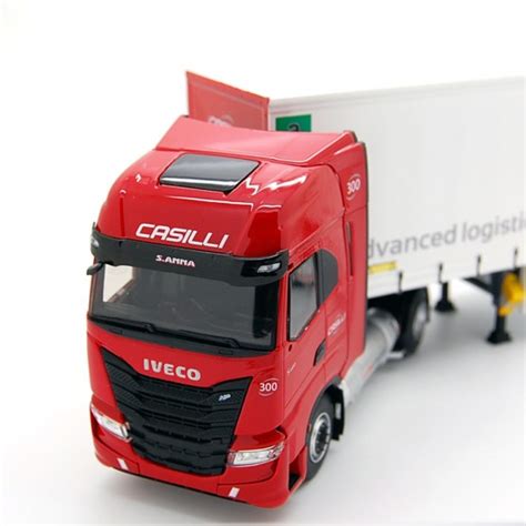 Iveco Stralis S Way S460 Rimorchio Telonato Casilli Enterprise 1 43