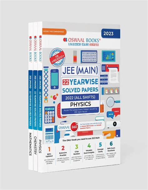 Oswaal Jee Main 22 Yearwise Solved Papers 2022 All Shifts Physics