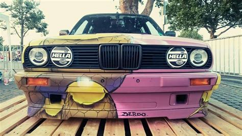 Bmw E30 Touring Stanced Art Car De Lessence Dans Mes Veines