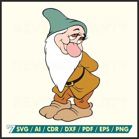 Snow White And The Seven Dwarfs SVG Digital File Clipart Svg Ai Cdr Dxf Pdf Eps Png Etsy