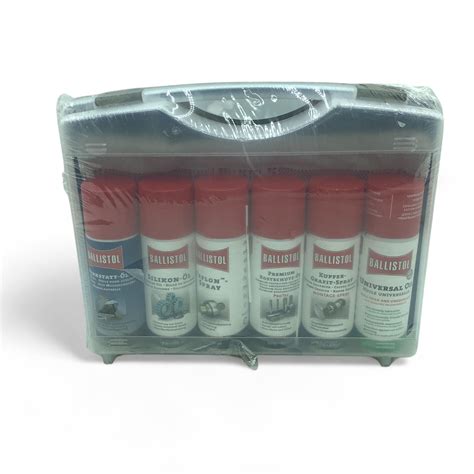 Ballistol Clp Box With Cleaning Cloth And 6 Assorted Ballistol Clp Cleaning Products