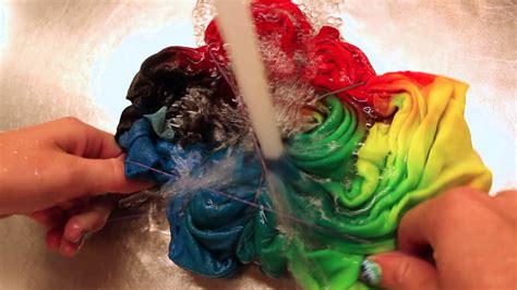 How To Properly Rinse A Tie Dye T Shirt Youtube