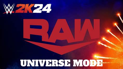 Raw WWE 2K24 Universe Mode Episode 43 YouTube