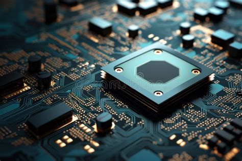 A Close Up Of A Circuit Board Stock Illustration Illustration Of Amplifier Electronics 300905955