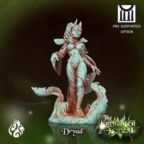 3d Printable Dryad Of The Fey Forest By Crippled God Foundry