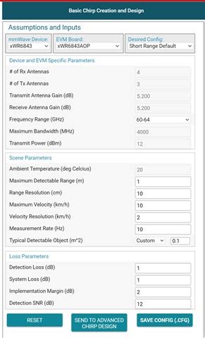 IWR AOPEVM OOB Demo Is It Possible To Set The Maximum Unambiguous Range Smaller Than M