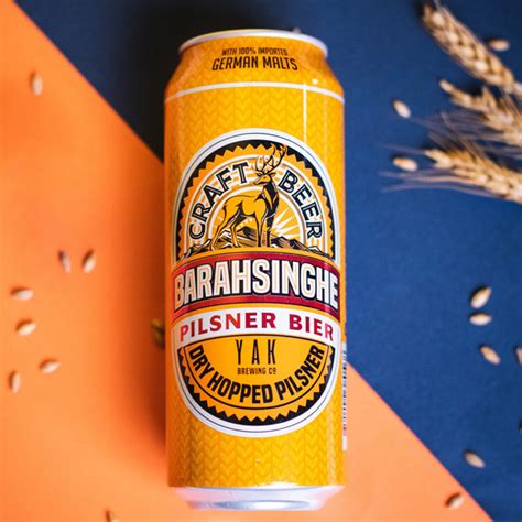 Barahsinghe Pilsner Bier Yak Can Beer 500 Ml Online Ts To Nepal Tmandu
