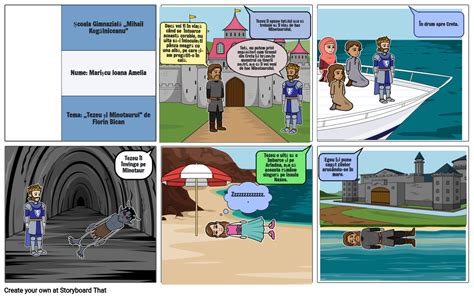 Tezeu și Minotaurul Storyboard By 5dbd2701