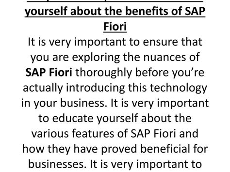 Ppt Sap Fiori Powerpoint Presentation Free Download Id 7371088