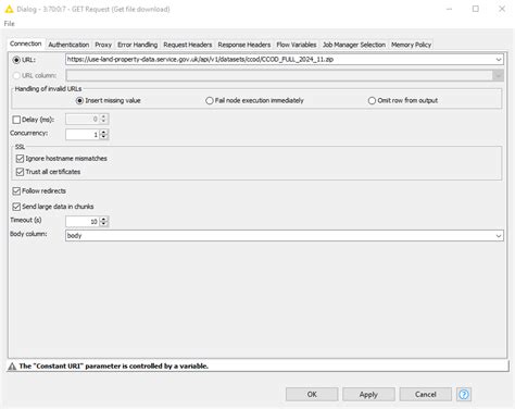 transfer files with an api error message knime analytics platform