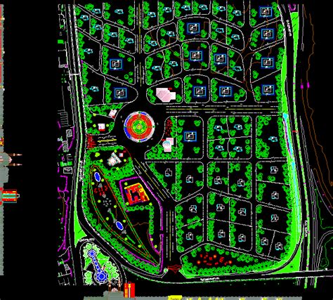 Site Development Plan Cad Blocks Image To U