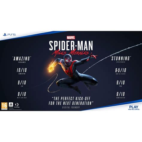 Marvels Spider Man Miles Morales Ultimate Edition Ps5 Smyths Toys