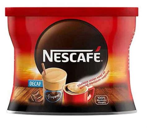 Nescafe Classic Decaf Instant Greek Coffee 100g Deligreek