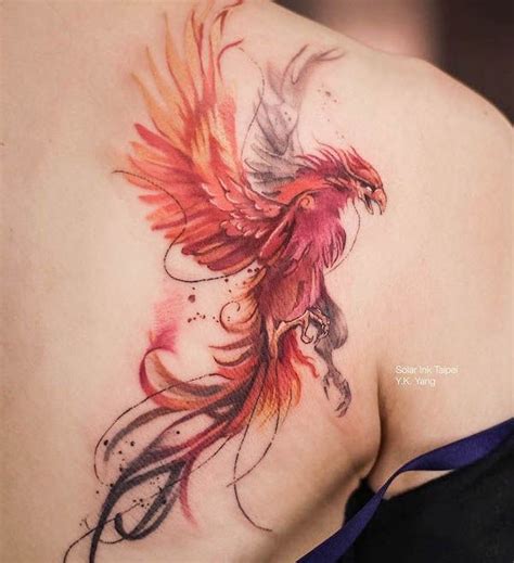 43 Stunning Phoenix Tattoos For Women Our Mindful Life Phoenix