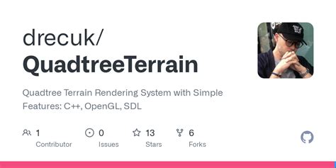 github drecuk quadtreeterrain quadtree terrain rendering system with