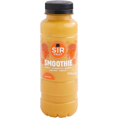 Sir Fruit Mango Smoothie 300ml Fresh Smoothies Juices And Smoothies